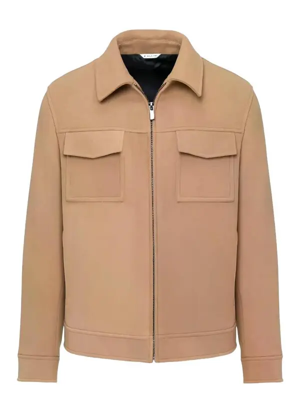 MANUEL RITZ Zip Jacket - Neutrals