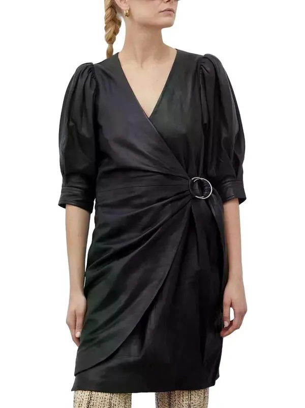 Day Birger Et Mikkelsen Puff-sleeve Ring Dress - Black