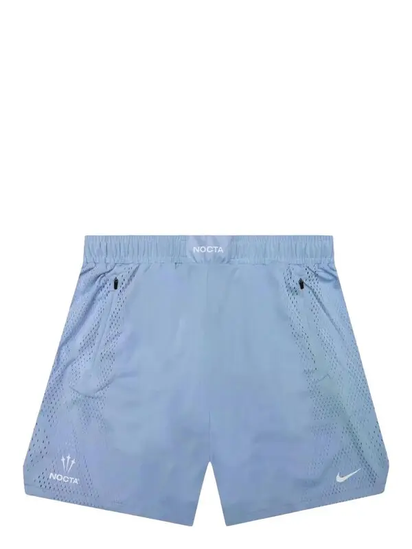 Nike Nocta Logo-detail Shorts - Blue
