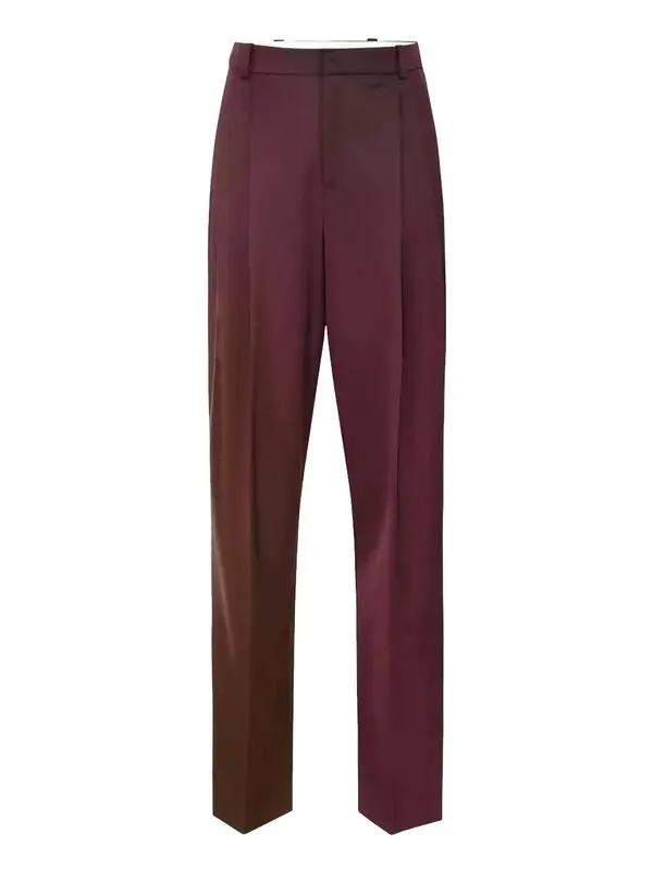 Elisabetta Franchi Double Darts Flap Trousers - Red