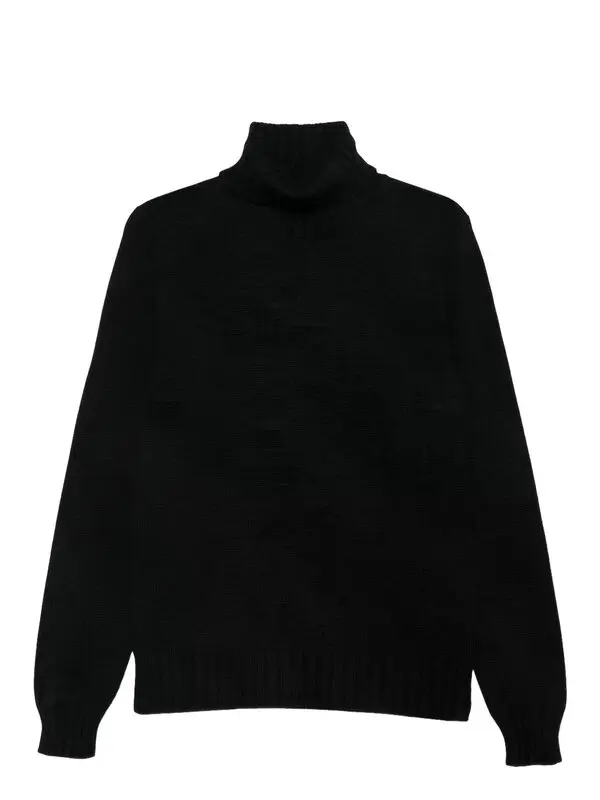 FILIPPO DE LAURENTIIS Roll-neck Sweater - Black