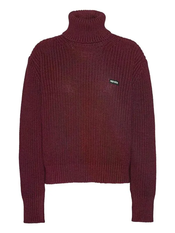Remain Birger Christensen Roll-neck Sweater - Red