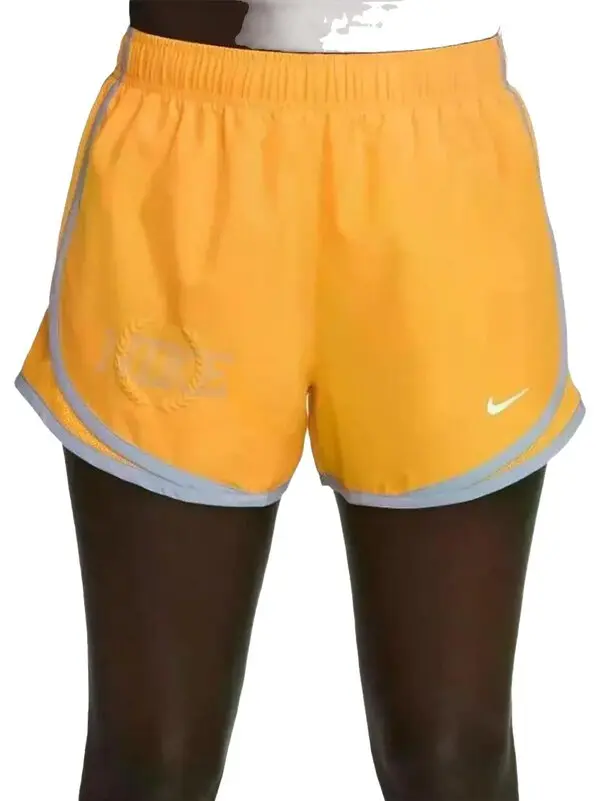 Nike Logo-detail Shorts - Yellow