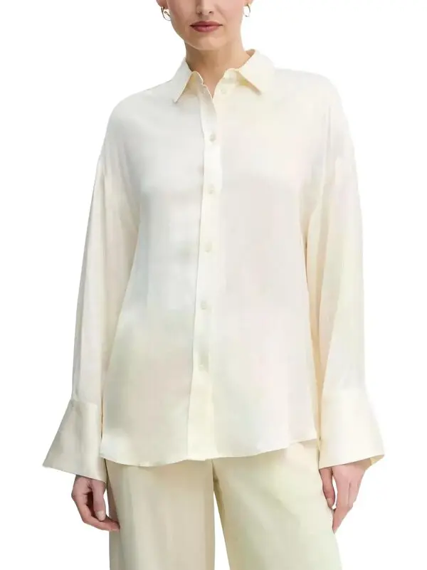 Day Birger Et Mikkelsen Bell-sleeve Buttoned Shirt - White