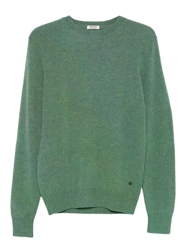 IMPURE Charlie Crew-neck Sweater - Green