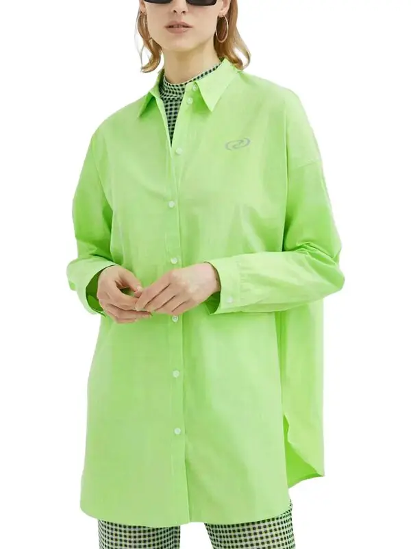 RÉSUMÉ Buttoned Long-sleeved Top - Green
