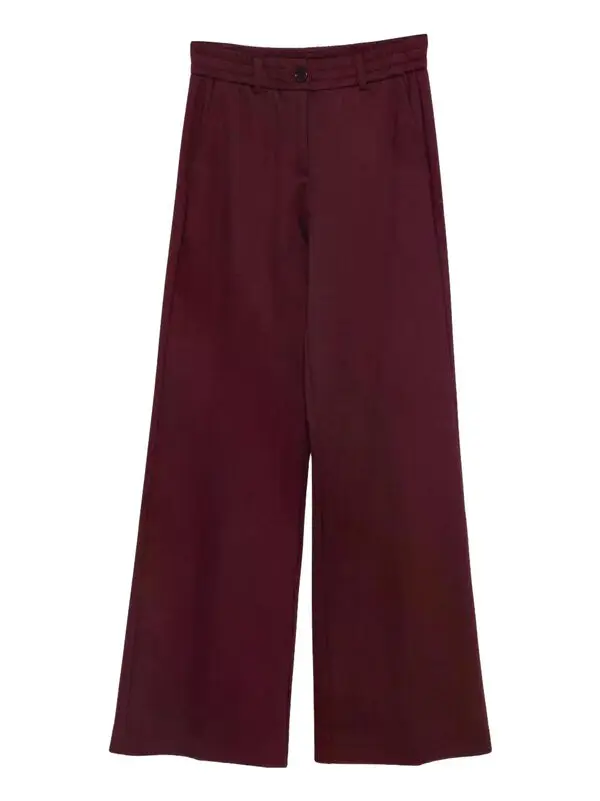 Patrizia Pepe Palazzo Trousers - Red