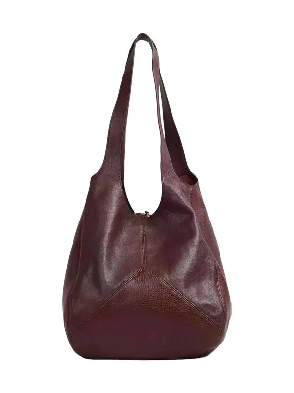 Chloé Ballon Leather Tote Bag - Brown