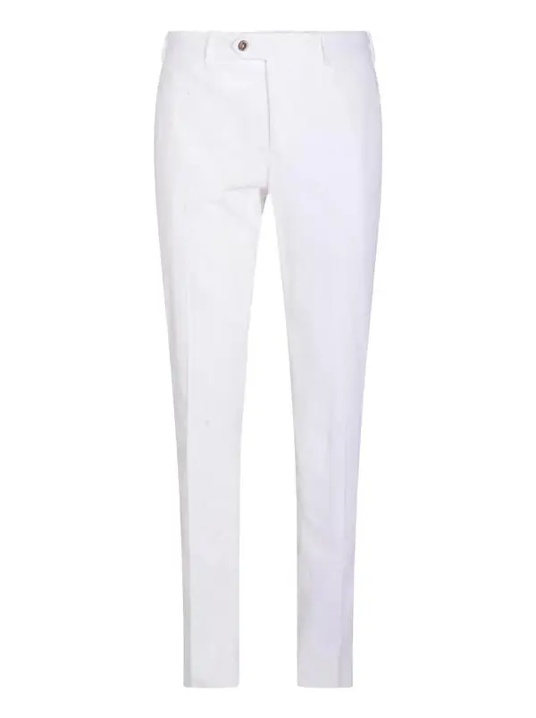 PT TORINO Button Trousers - White