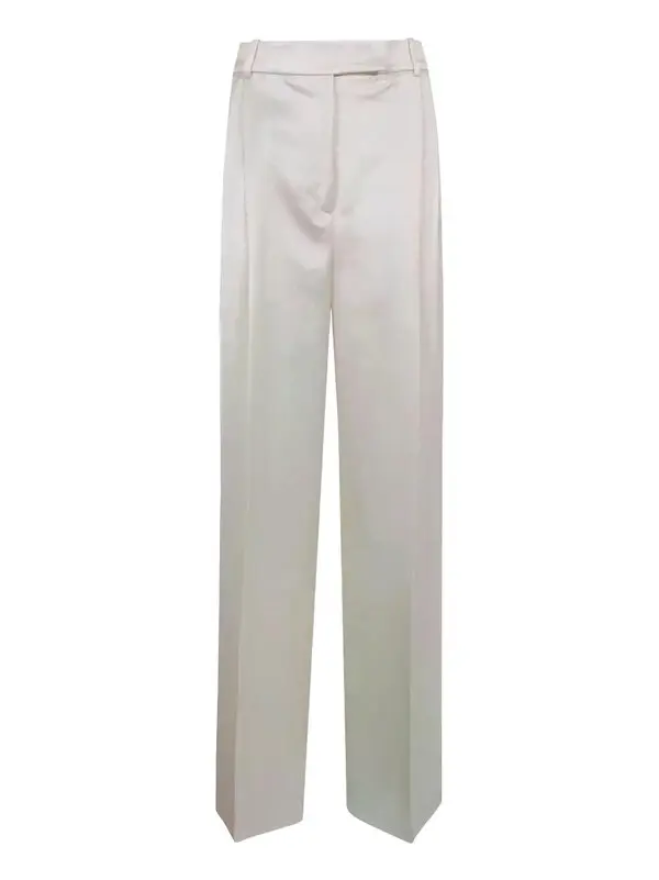 RÓHE Pleated Trousers - White
