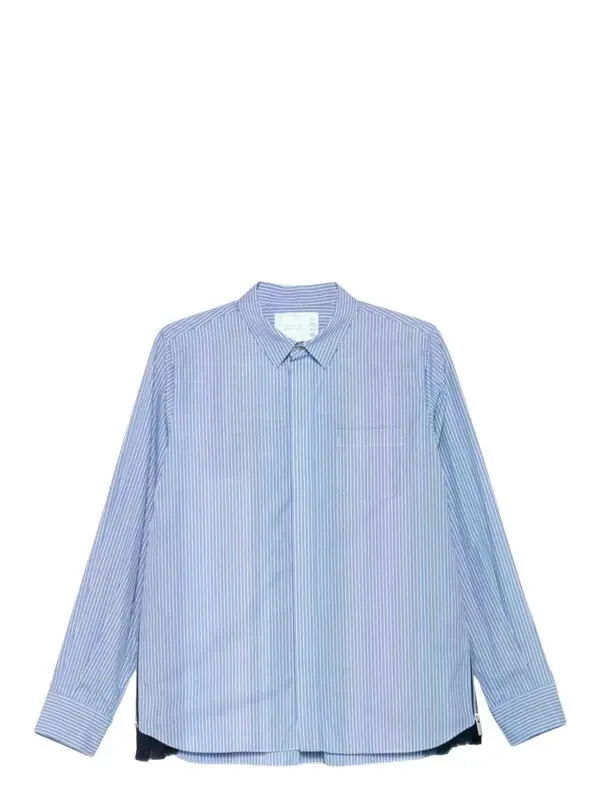 Sacai Striped Shirt - Blue