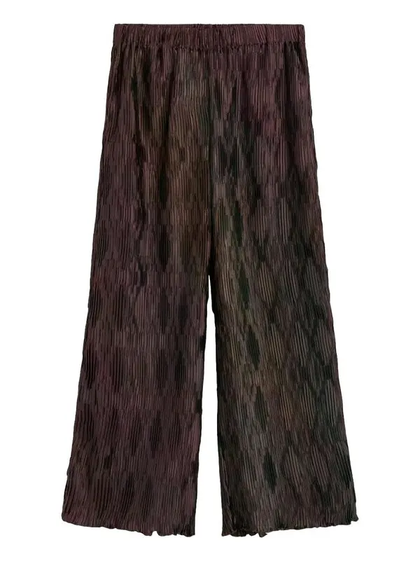 BY MALENE BIRGER Letita Pleated Palazzo Pants - Brown