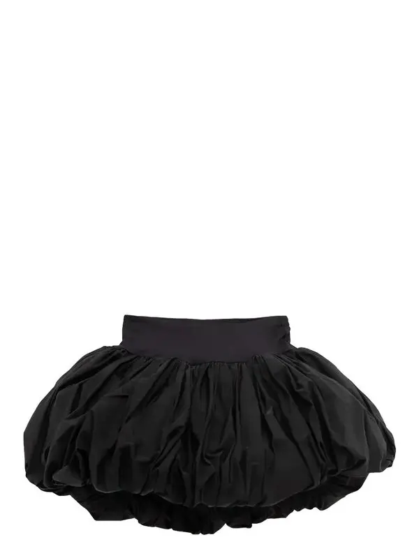Vaquera Pouf Mini Skirt - Black