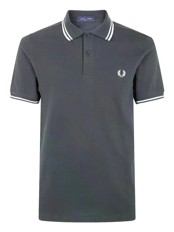 Fred Perry Logo-detail Polo Shirt - Green