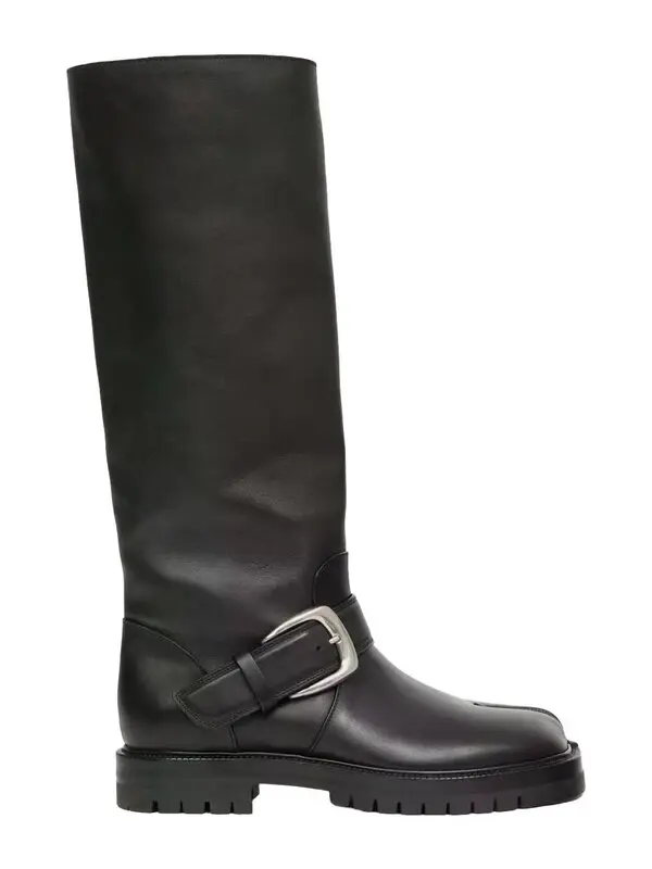 MAISON MARGIELA Tabi County Knee Boots - Black