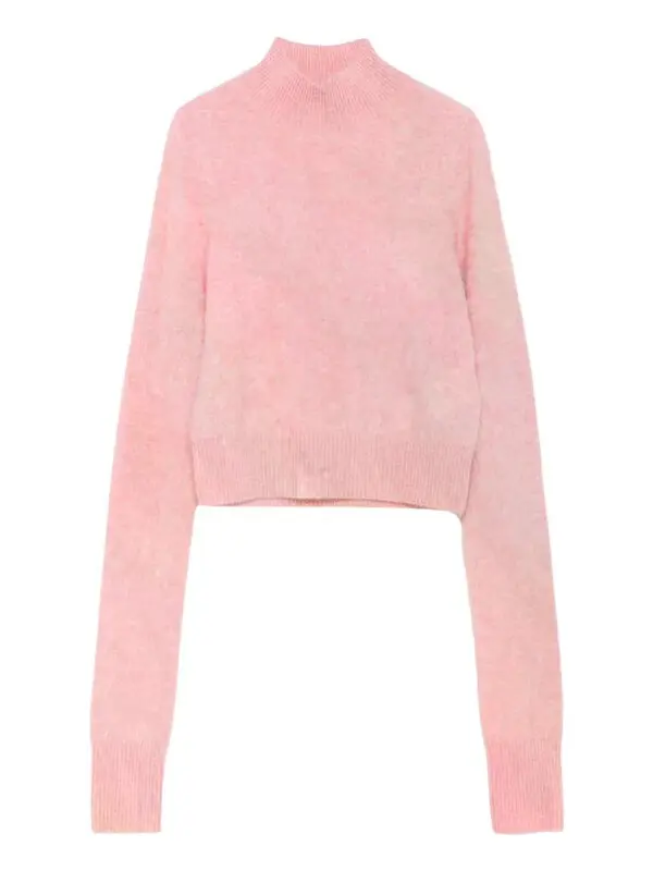 Sportmax Cashmere Funnel Neck Sweatshirt - Pink