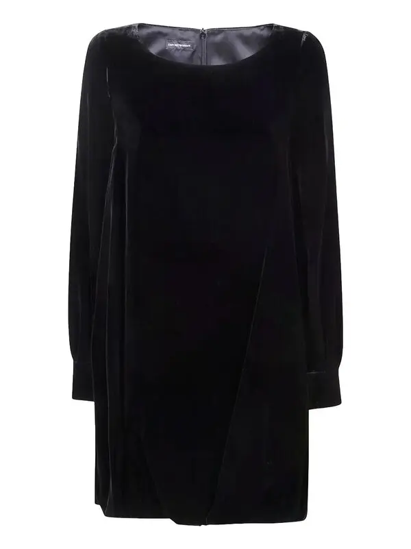 Emporio Armani Crepe Dress - Black