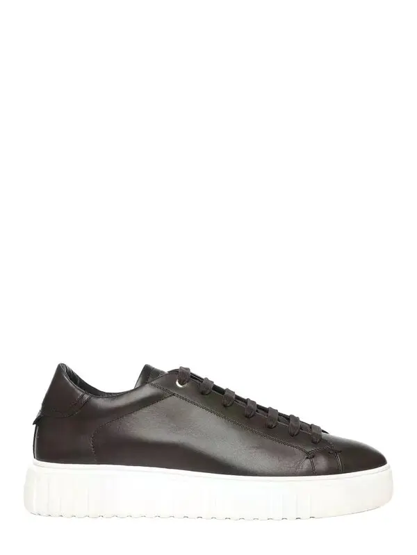 GIULIANO GALIANO Leather Sneakers - Brown
