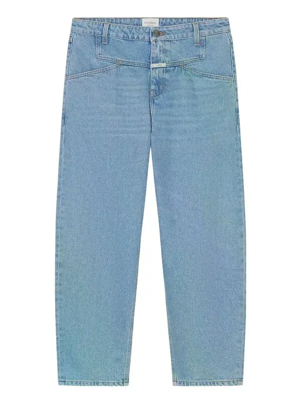 Closed Paneled Straight Leg Jeans - Blue