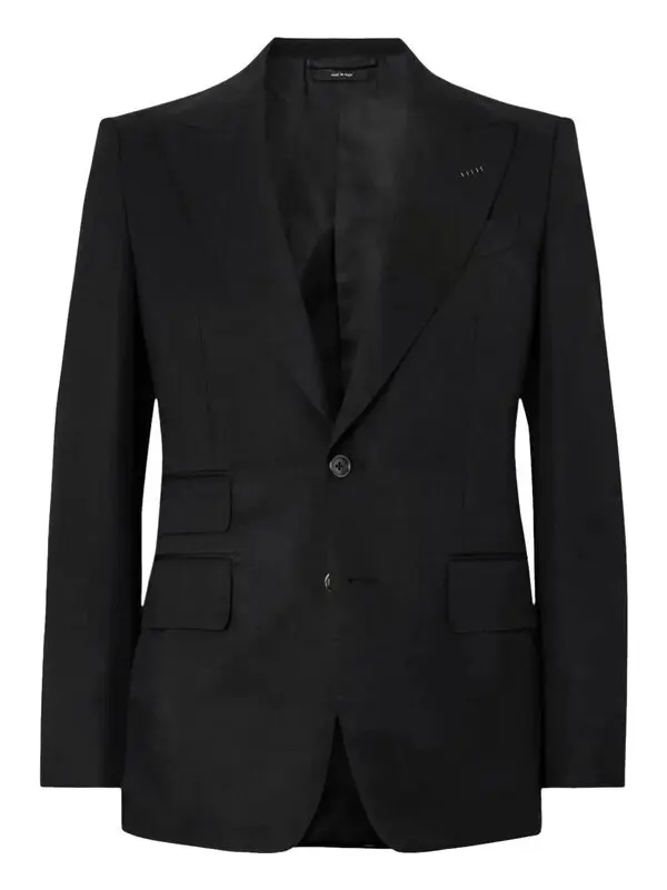 TOM FORD Wool Single-breasted Suit - Black
