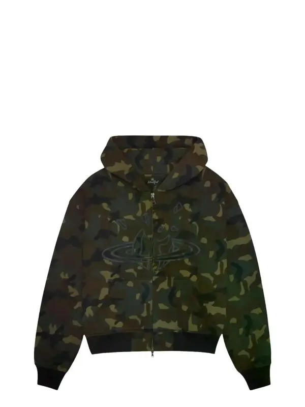 BROKEN PLANET Zip-up Hoodie - Green