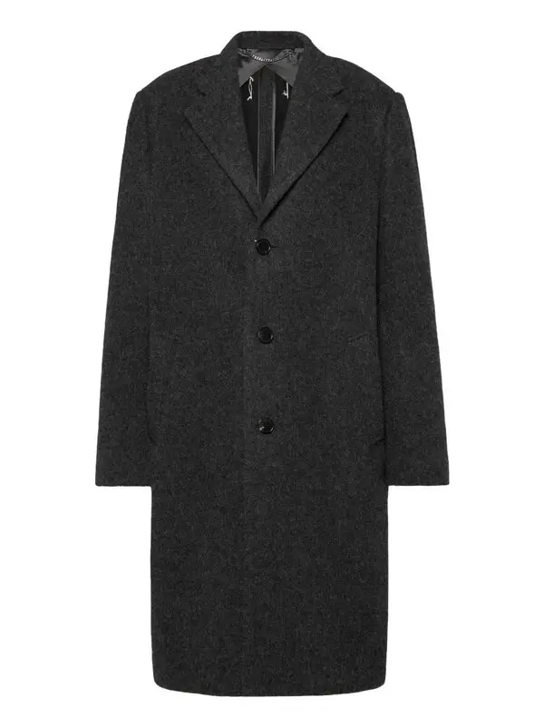 MAISON MARGIELA Four-stitch Single-breasted Coat - Black