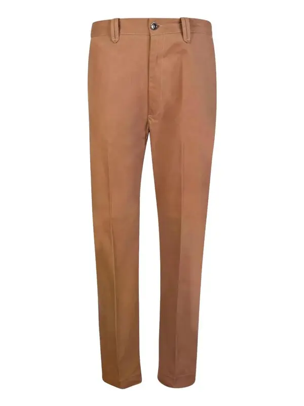 NINE:INTHE:MORNING Cotton Pants - Brown