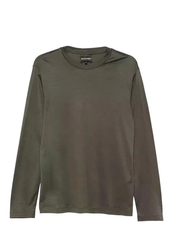 Emporio Armani Long-sleeved T-shirt - Green