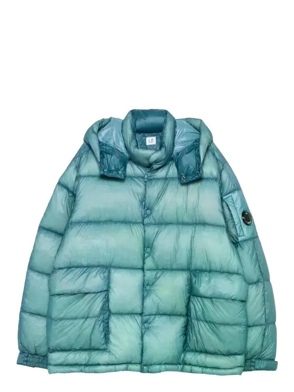 C.P. COMPANY Hooded Padded Jacket - Blue