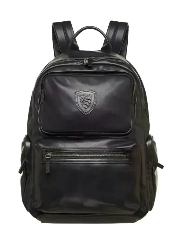 BLAUER. Logo-detailed Backpack - Black