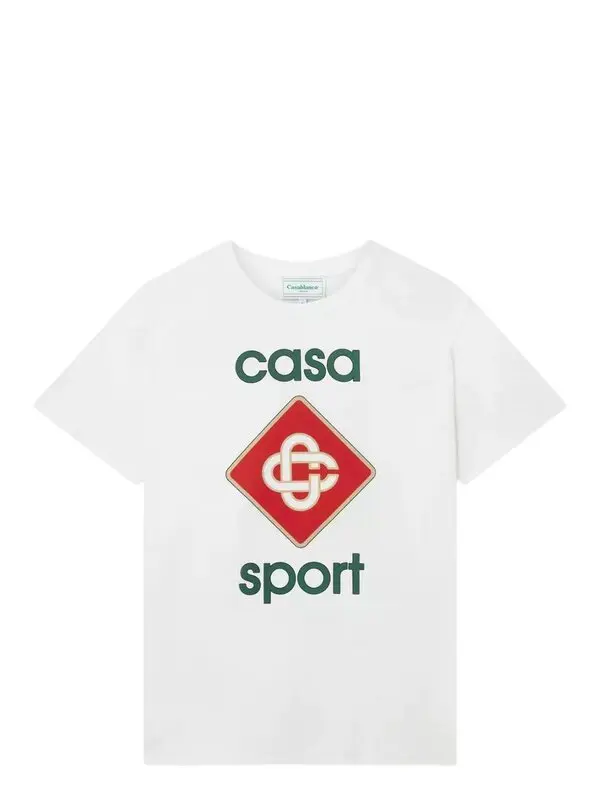 Casablanca Casa Sport Monogram T-shirt - White