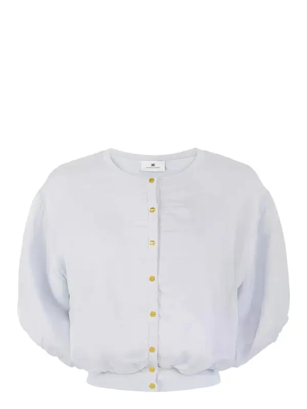 Elisabetta Franchi Button-up Cardigan - Blue