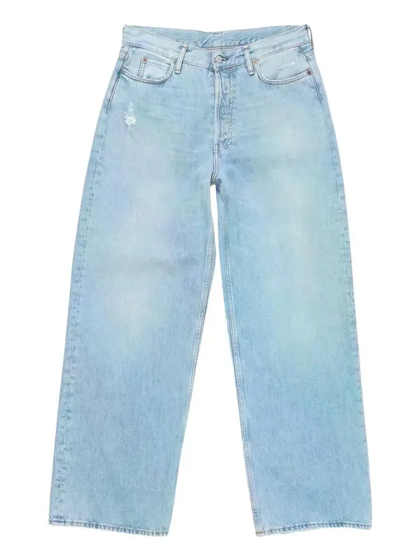 Acne Studios Logo-patch Jeans - Blue