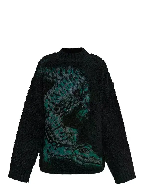 Lacoste Crocodile-motif Sweater - Black