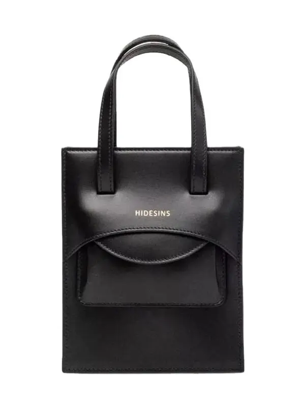 HIDESINS Flap Tote Bag - Black