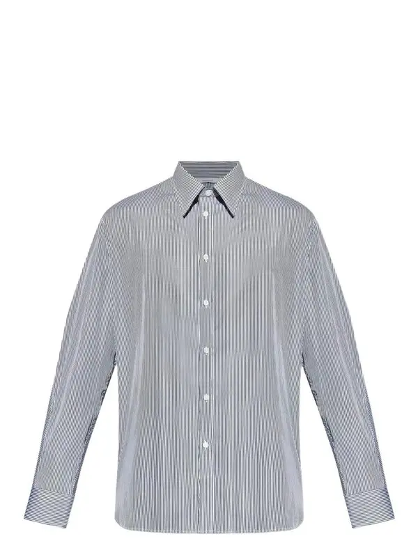 Givenchy Striped Embroidered Shirt - Blue