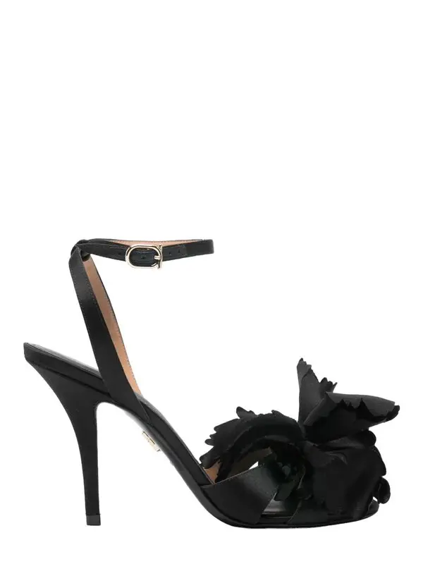 FERRAGAMO Ghilly Heeled Sandals - Black