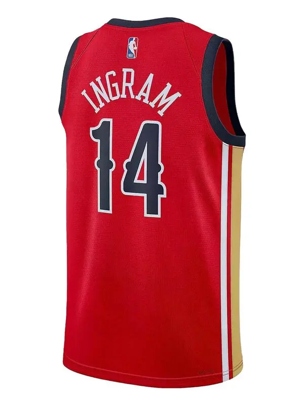 Nike New Orleans Pelicans Ingram Swingman Statement Edition Tank Top - Red