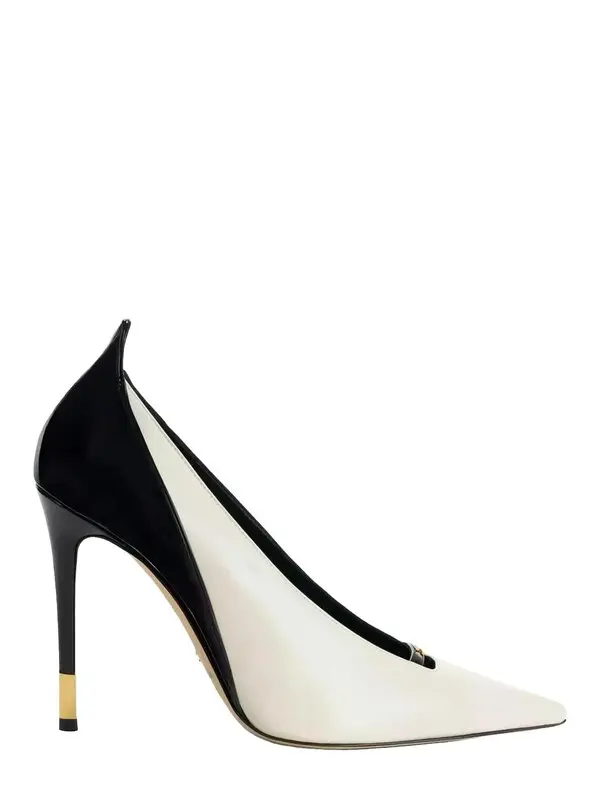 Elisabetta Franchi Two-toned Stiletto Heel Pumps - White