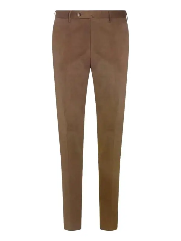 PT TORINO Button Trousers - Brown