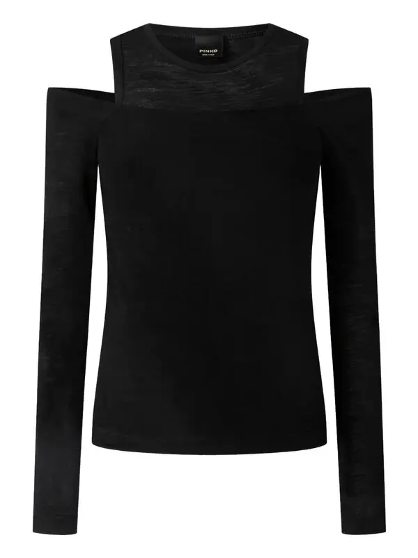 Pinko Guadalupe Cold-shoulder Sweater - Black