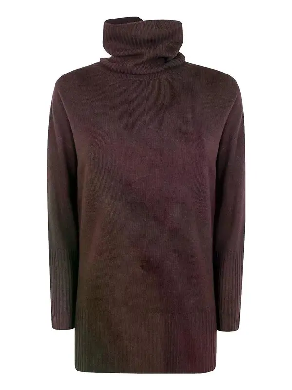 Rossopuro Turtleneck Sweater - Brown