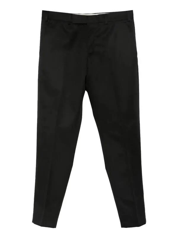 PT TORINO Pressed-crease Trousers - Black