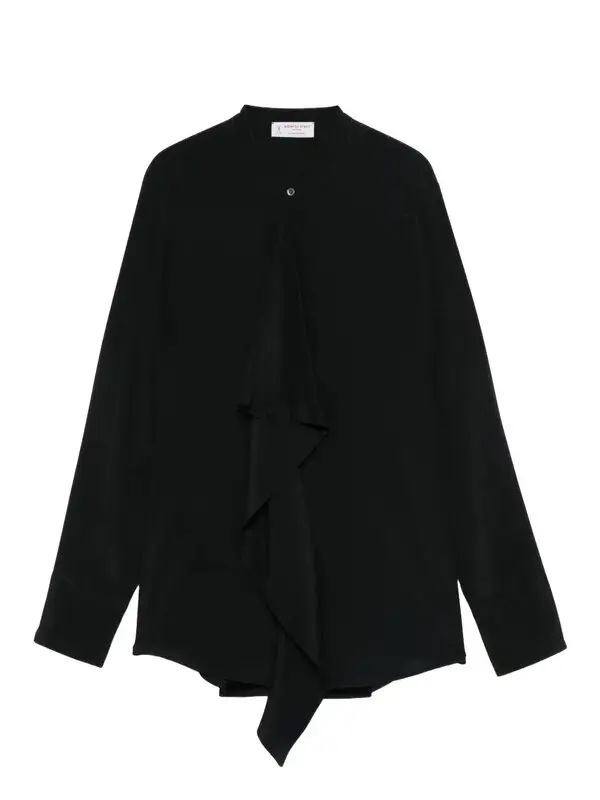 Alberto Biani Ruffled Shirt - Black