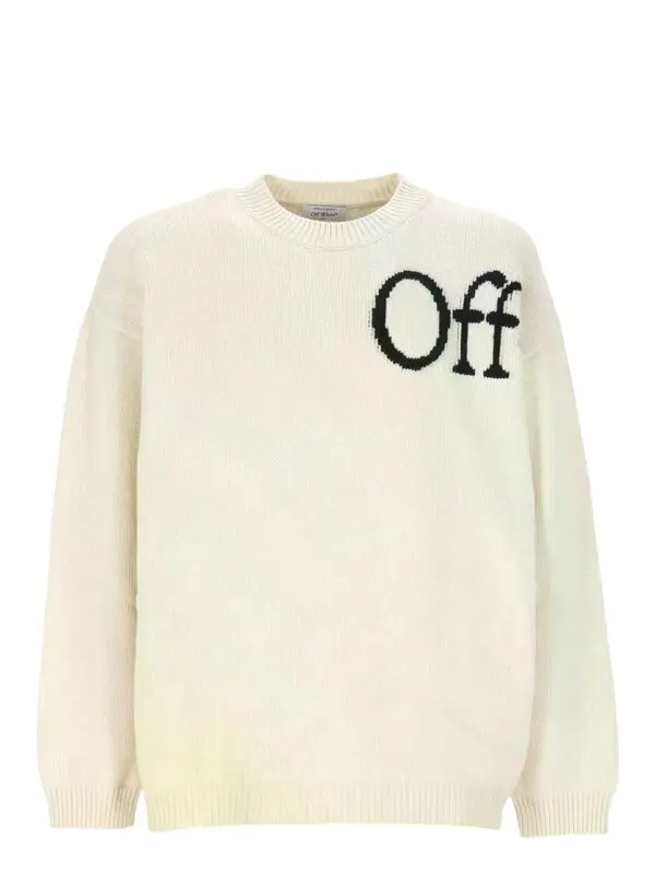 Off-White Logo-detail Sweater - Neutrals