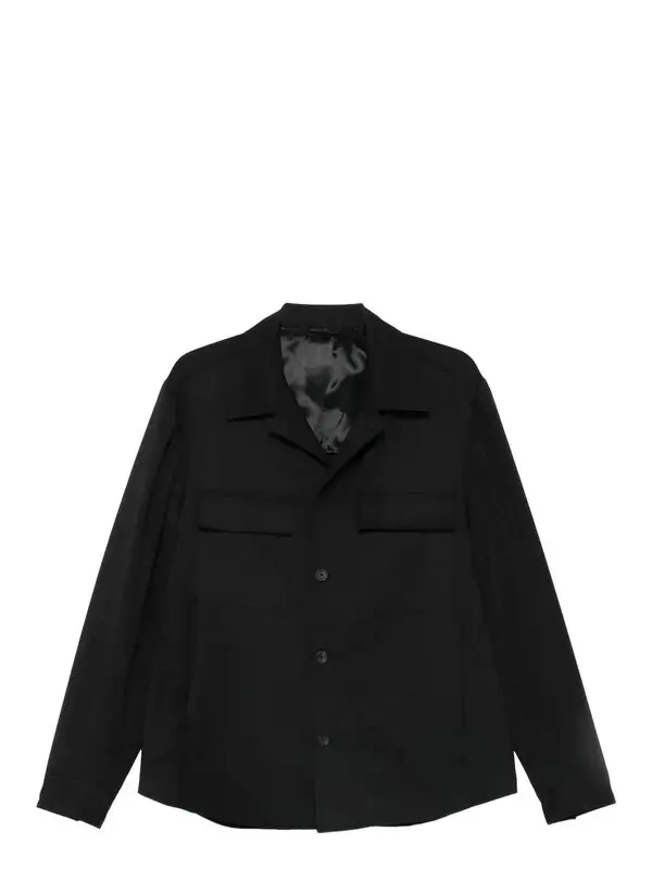 BRIGLIA 1949 John Shirt Jacket - Black