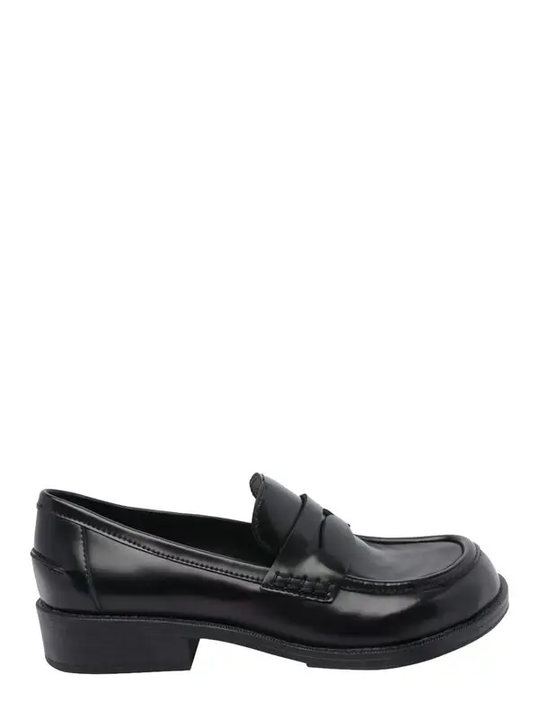 Ash Penny-slot Loafers - Black