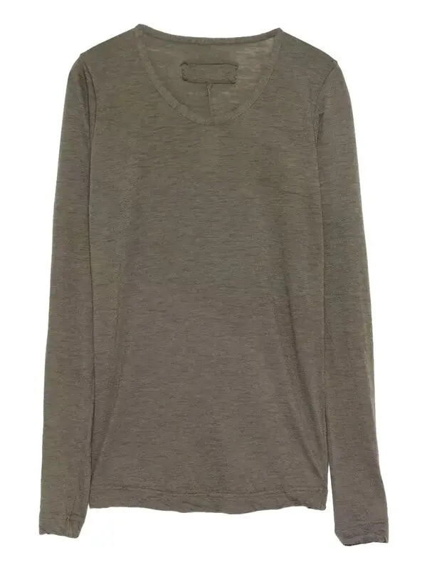 PRIVATE 0204 Round-neck Cashmere Sweater - Green
