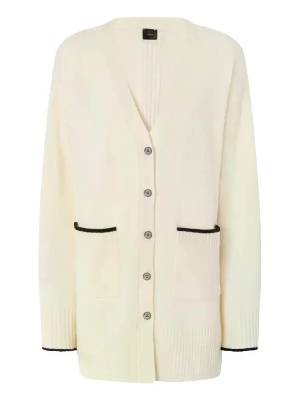 Pinko Tasmania Button Cardigan - White