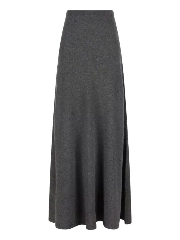 Balenciaga Pleated A-line Skirt - Grey